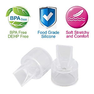 Begical Replacement Duckbill Valves Compatible with Lansinoh Breast Pumps Replace Lansinoh White Valves Lansinoh Breast Pump Parts/Accessories. Use with Signature Pro/Smartpump/Manual Breast Pumps