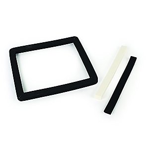 Camco 14-Inch x 14-Inch Universal Camper Roof A/C Gasket Kit | Features a Waterproof Compression Seal, Self-Adhesive Picture Frame Gasket, and Self-Adhesive Leveling Pads (25071)