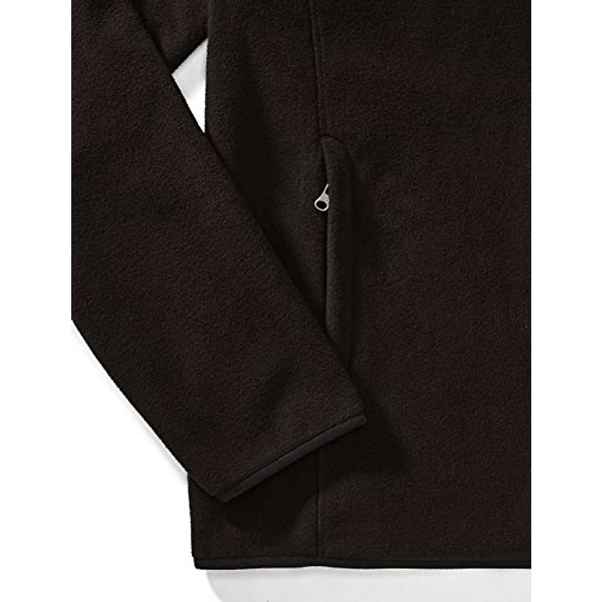 Amazon Essentials Men's Full-Zip Polar Fleece Jacket (Available in Big & Tall), Black, X-Large