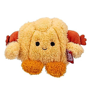 BumBumz 4.5-inch FundayBumz Plush 5-Pack - Tortilla Chip, Jar of Nacho Cheese, Pig in A Blanket, Fan Finger, and Football - from The Makers of Original Squishmallows