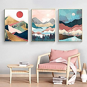 LFMU 6 Pack Diamond Painting Kits for Adults,Full Round Drill Diamond Painting Abstract Landscapes DIY 5D Diamond Art Craft for Home Wall Decor Gift (12x16inch) DP