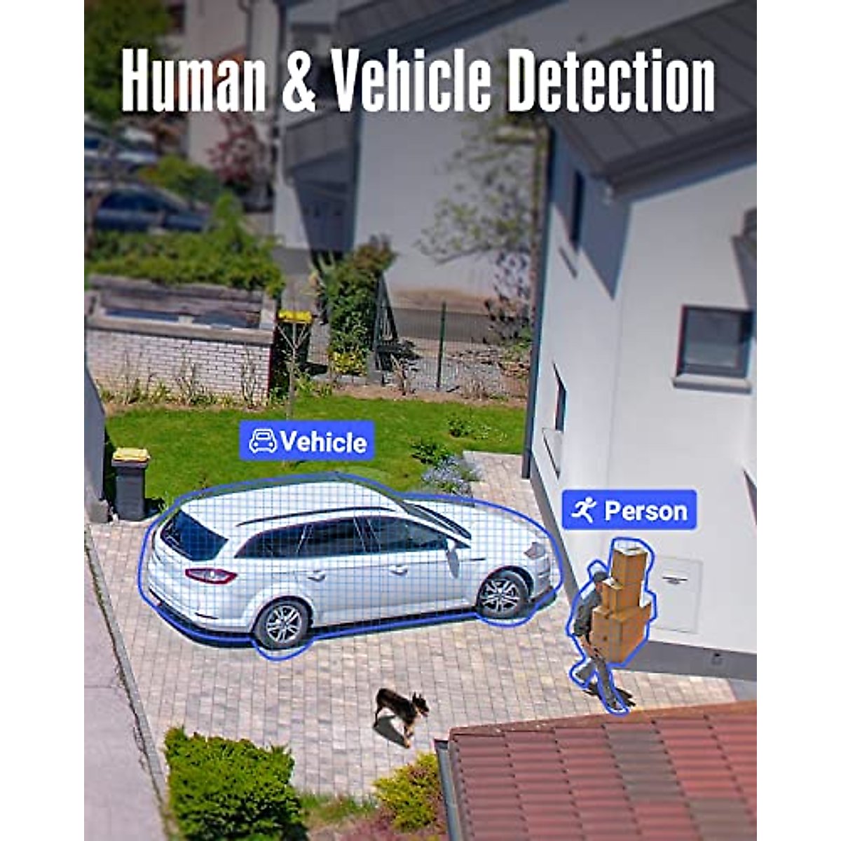 ANNKE 3K Lite 8CH 5-in-1 Security DVR Recorder with 1TB Hard Drive, H.265+ Hybrid Surveillance DVR, Supports 8CH Analog and 2 IP Cameras for 24/7 Home CCTV, AI Motion Detection (Cameras Not Included)