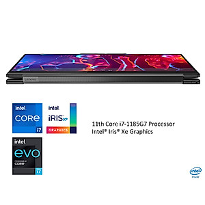 Lenovo Yoga 9i 2-in-1 14.0" Touchscreen Laptop, 4K UHD (3840x2160) 500Nits, Intel Evo Core i7-1185G7, Webcam USB-C Thunderbolt 4, Iris Xe Graphics, 16GB 1024GB PCIe SSD, Lenovo Pen, WOOV Accessories