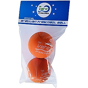 Frescobol Balls, Brazilian Papaya Orange Ball 2-Pack by Vero