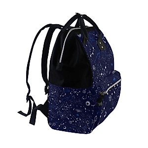 A Seed Baby Diaper Bag Backpack Tote Sun Moon Star Galaxy Space Universe Planet