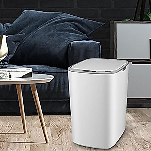 LIRUXUN Smart Induction Trash Can Automatic Sensor Dustbin Rubbish Can Home&Kitchen Touch Sensor Garbage Bucket