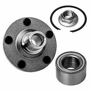 TUCAREST 518515 x2 Front Wheel Bearing and Hub Compatible with 2001-2006 2007-2012 Fo-rd Escape /01-11 Ma-zda Tribute /2005-2011 Me-rcury Mariner [5 Lug;Hub Repair Kit]