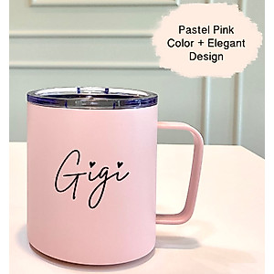 VIOLET & GALE Gigi Gifts for Grandma 12oz Lovely Gigi Coffee Mug for GG from Grandkids Gigi to Be Travel Tumbler Cup