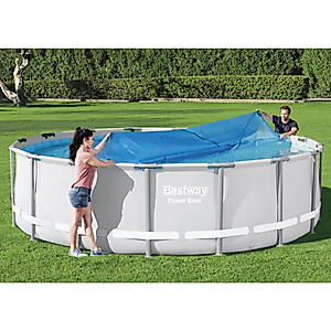 Bestway 16' Flowclear Solar Pool Cover, Large, Blue