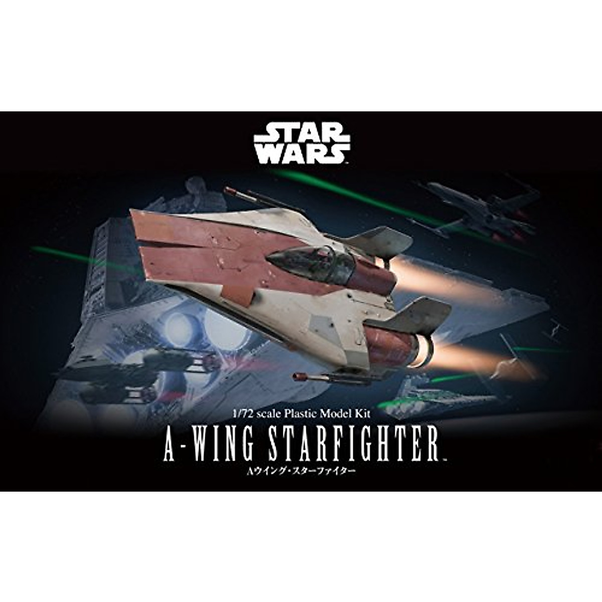 Bandai Hobby Star Wars 1/72 A-Wing Starfighter Building Kit