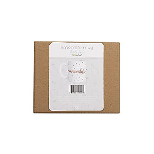 Little Pear Mom Life Mug, Mother's Day Ceramic Coffee Cup, Gift for New and Expecting Moms, Dishwasher Safe, Microwave Safe, 13oz