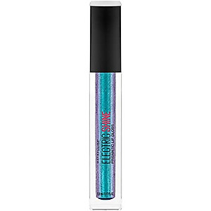 Maybelline New York Lip Studio Electric Shine Prismatic Lip Gloss Makeup, Electric Blue, 0.17 fl. oz.