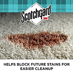 Scotchgard Rug & Carpet Cleaner, Fabric Cleaner Blocks Stains, Cleaning Sprays Make Cleanup Easier, Two 16.5 oz Cans