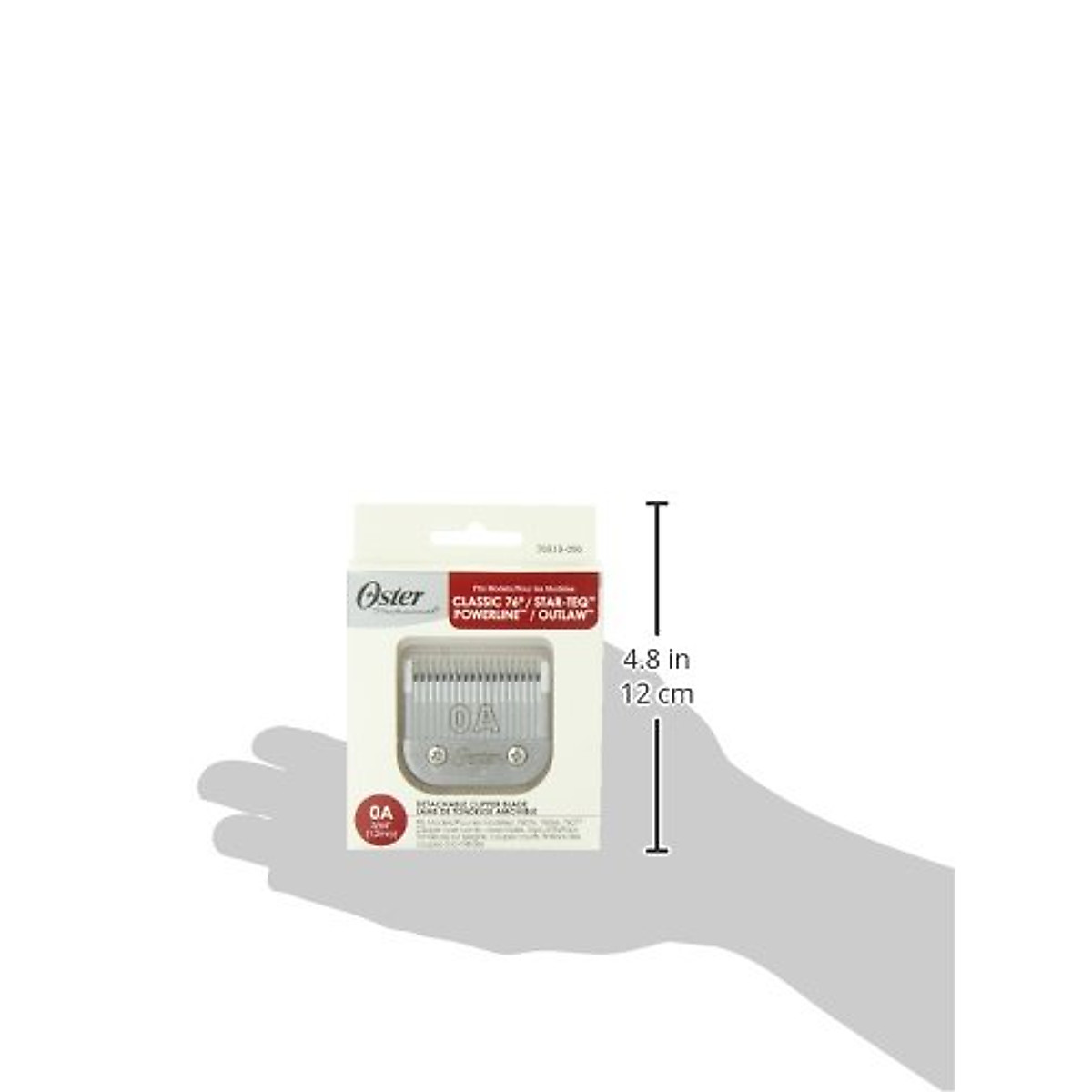 Oster Professional Arctic Collection Clipper/Trimmer Cool Touch Replacement Blade, Size #0A 3/64" (1.2 mm)