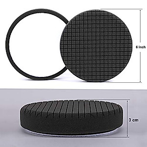 Makitoyo 5PCS 6 Inch Compound Buffing Sponge Pads，Compound Buffing Pads for Car Polisher Sanding, Polishing, Waxing,Polishing Pads Kit
