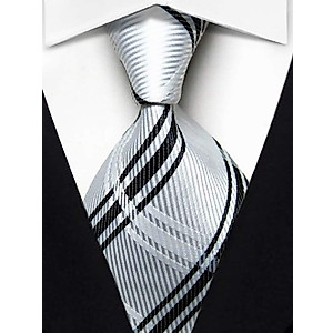 veegood Men's Classic Neck Ties for Men 10 Pack Classy Men's Tie Woven Jacquard Ties Party Suit B10VG01