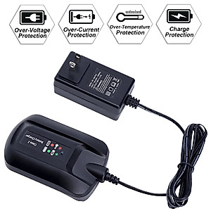 Elefly WA3742 Replacement for Worx 20V Battery Charger WA3732 Compatible with Worx 20V Lithium Battery WA3525 WA3520 WA3575 WA3578