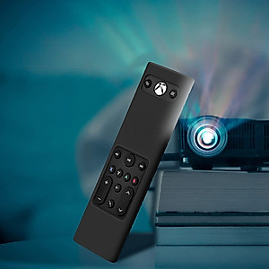 EVAHOM Silicone Case for PDP Gaming Multipurpose Media Remote Control: Xbox Series X,S/Xbox One/Xbox,Anti-Slip Shockproof Waterproof Remote Cover for PDP Xbox One,Protective Sleeve Black