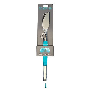 Toadfish Ultimate Grill Tongs, 17-Inch Long Kitchen Tongs, Full Stainless Steel for Cooking, Grilling, BBQ