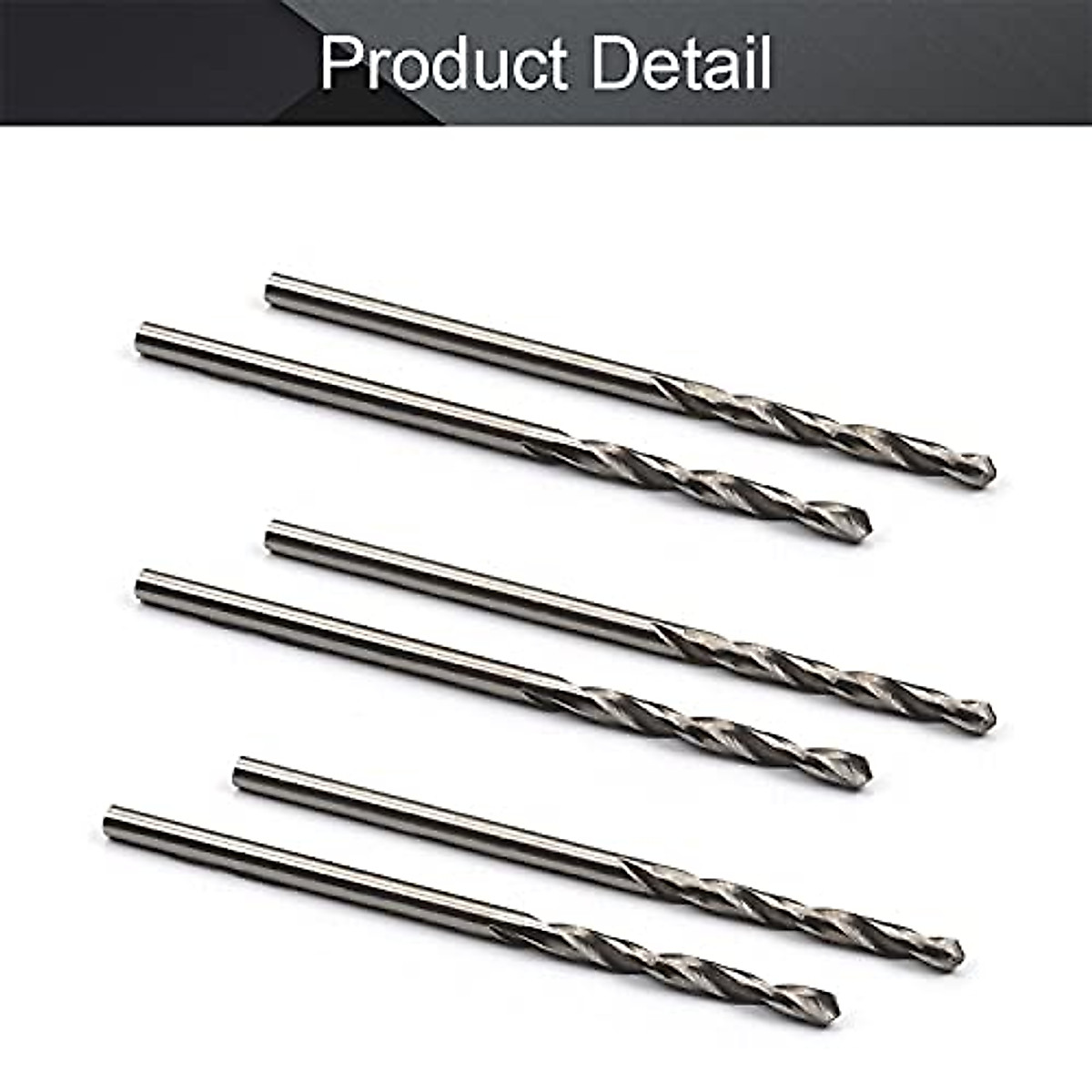 Utoolmart High Speed Steel Straight Shank Twist Drill Bits Set Power Tools Grinding Process 2.2mm Drill Diameter 10pcs