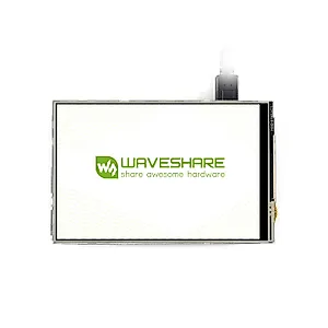 waveshare 4inch Resistive Touch Display Compatible with Raspberry Pi 4B/3B+/3B/2B/B+/A+/Zero/Zero W/WH/Zero 2W Series Boards 480×320 Resolution 125MHz High-Speed SPI