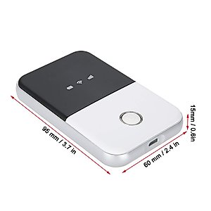 Bewinner Portable 4G Wireless WiFi Router, MF925 4G LTE WiFi Mobile Router, Unlocked Mini WiFi Box Data Terminal Box WiFi Wireless Router/Card Support 4G/LTE-FDD:B1/B3/B5, 3G/WCDMA:B1