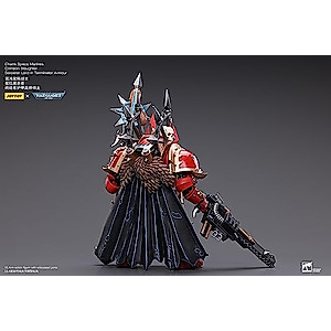 JoyToy Warhammer 40K: Chaos Space Marines Crimson Slaughter Sorcerer Lord in Terminator Armour 1:18 Scale Figure