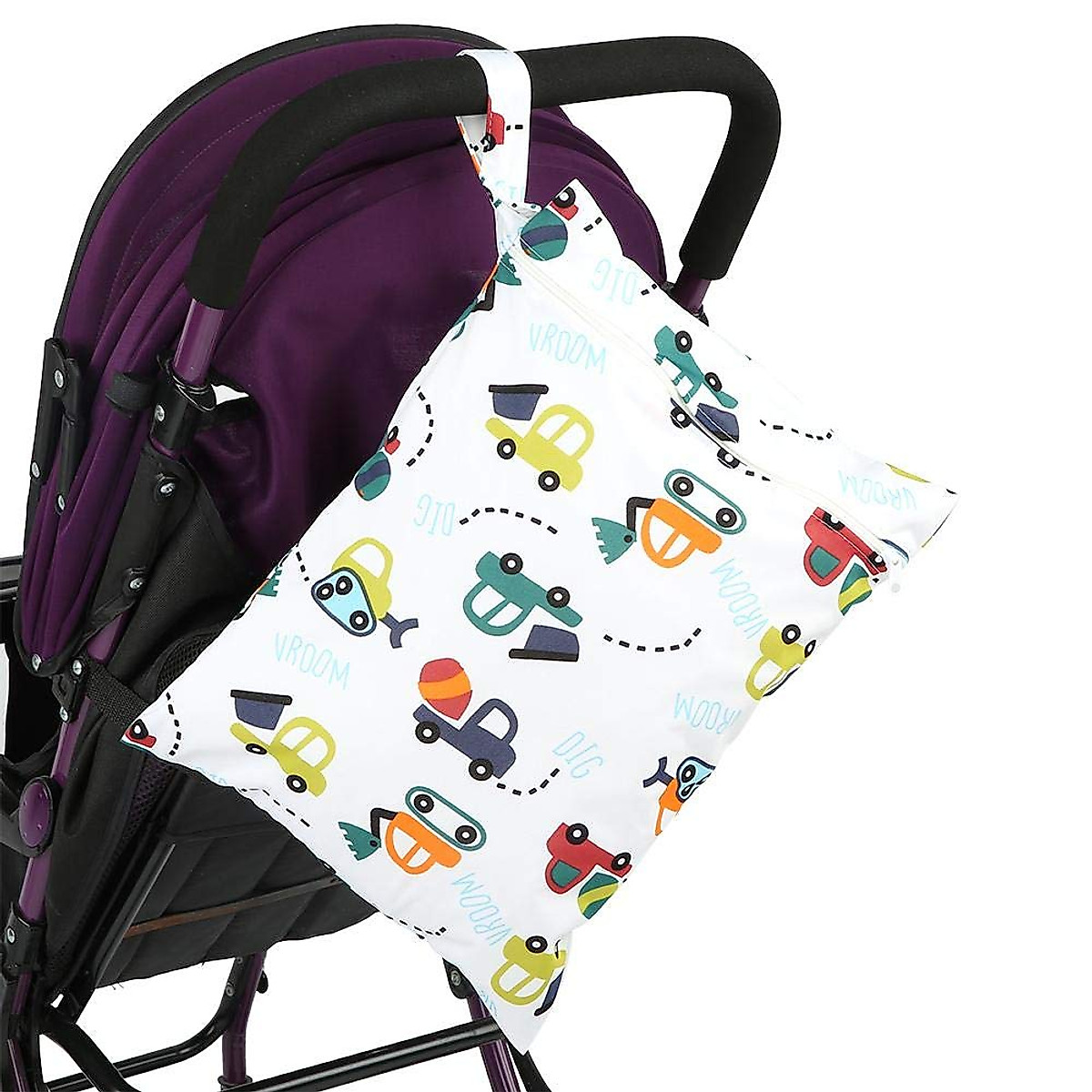 Boys Wet Bag Cloth Diaper Wet Dry Bags Waterproof Reusable Cloth Nappy Storage Bag With Zipper For Travel, Beach Swimsuits Clothes(#1)