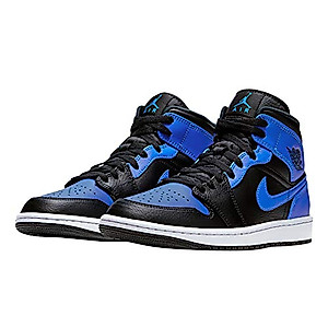 Nike Men High-Top Sneakers, Blue Black Hyper Royal White 077, 9 US