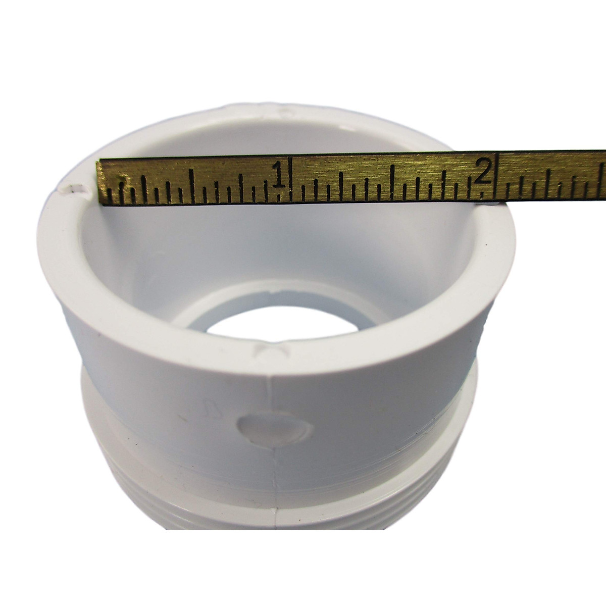 Set of (2) Hot Tub Spa 1 1/2" Slip X 1 1/2" Heater Union with Gasket