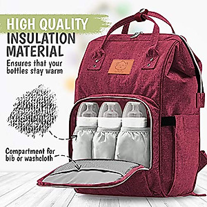 KeaBabies Diaper Bag Backpack and Car Seat Cover for Babies - Waterproof Multi Function Baby Travel Bags - aby Car Seat Canopy for Spring, Autumn, Winter - Universal Stretch Fit Car Seat Cover