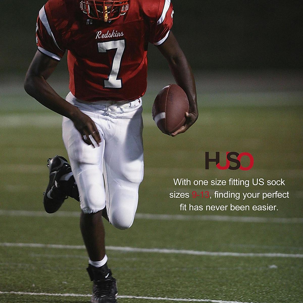 HUSO Tennis Socks Cushioned Low Ankle High Performance Fashion Cool Athletic Running Socks for Men Women 2 Pairs (White, Black, L/XL)