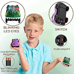 TOYLI Dinosaur Race Track Set 182 Pieces, Dino Track Flexible Dinosaur Road Race Playset with Bridge, Ramps, Dinosaur Track Toy Set is a Great 3 Year Old boy Gift.