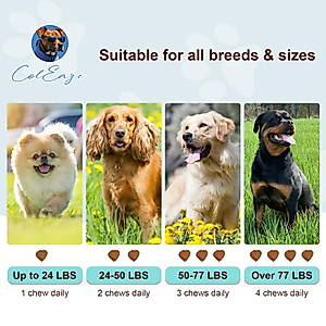 Dog Multivitamin Treat - Dog Vitamins and Supplements with Glucosamine, Probiotics, Fish Oil, Senior & Puppy Multivitamin for Dogs, for Skin & Coat, Supports Joint Health and Digestive Function