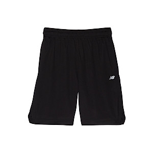 New Balance Boy's Performance Honeycomb Mesh Shorts (Big Kids) Black LG (14-16 Big Kid)