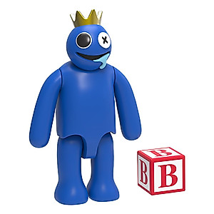 Rainbow Friends – Blue Action Figure (5" Tall Posable Figure, Series 1)