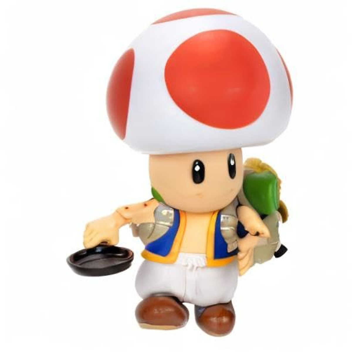 THE SUPER MARIO BROS. MOVIE - 5 Inch Action Figures Series 1 – Toad Figure with Frying Pan Accessory