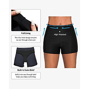 Yonique Women 2 Piece Flowy Tankini Swimsuits with Boyshorts V Neck Swim Tank Tops Bathing Suits Modest Swimwear Mandala XXL