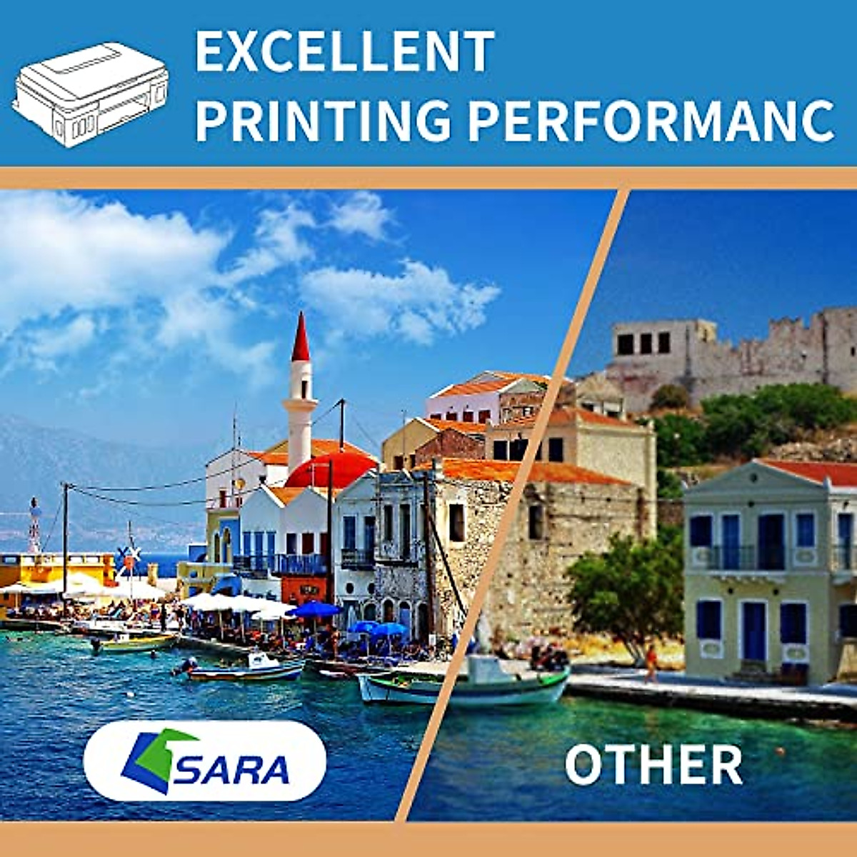 Remanufactured for Xerox C310 C315 Toner Cartridge Toner Replacement for 006R004356 006R004357 006R004358 006R004359 (4 Pack)