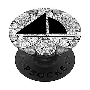 Nautical Pop Socket Sailboat PopSockets PopGrip: Swappable Grip for Phones & Tablets
