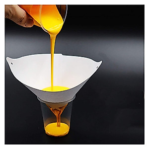 Youmine Science lab Science lab New 50Pcs Fine Paint Paper Strainers 120 Micron Sieve Filter Nylon Mesh Net Funnel