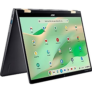 Acer Chromebook Spin 714 2-in-1 Laptop 14in FHD+ IPS Touchscreen 13th Generation Intel 10-core i5-1335U Beats i7-1255U 8GB RAM 256GB SSD Backlit USB-C Thunderbolt Sleeve ChromeOS Silver + HDMI Cable