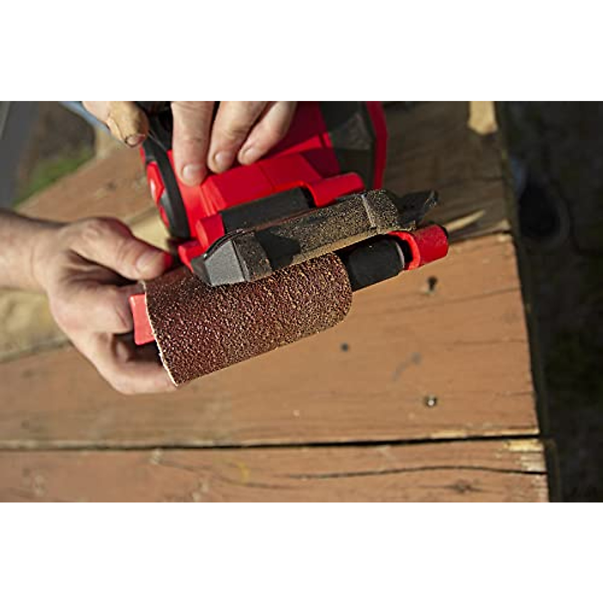 Gator 3" x 18" Red Resin Aluminum Oxide Sanding Belts, 40 Grit, 5 Pack