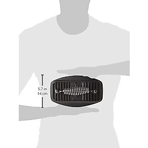 Jim Beam Stainless Steel Cast Iron Meat Press, Pre Seasoned for Delicious Meat, Steak, Beef and Patty, Heavy Duty Construction