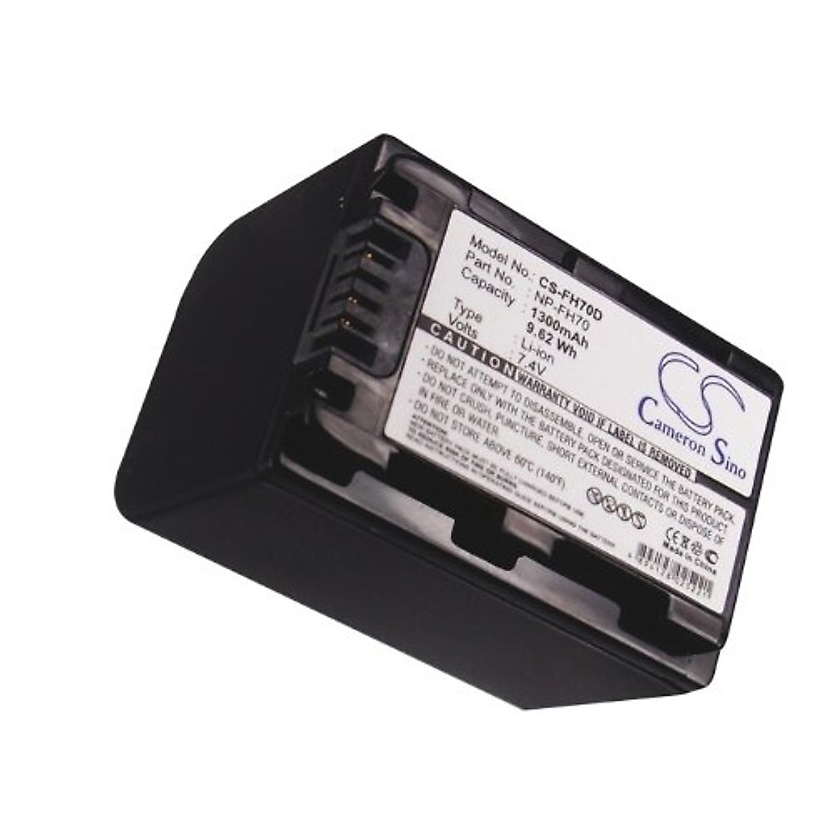 FYIOGXG Cameron Sino Battery for HDR-SR10D, HDR-SR10E, HDR-SR11, HDR-SR11/E, HDR-SR11E, HDR-SR12, HDR-SR12/E, HDR-SR12E, HDR-SR5, HDR-SR5C, HDR-SR5E 1300mAh