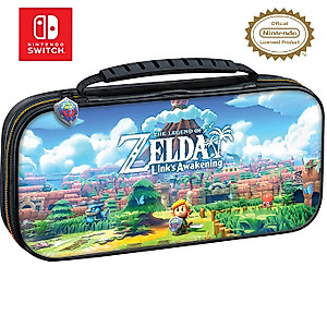 Game Traveler Zelda Nintendo Switch Case - Switch Carry Case for Switch OLED, Switch and Switch Lite, Hard Portable Travel Case, Adjustable Viewing Stand & Bonus Game Cases, Deluxe Carry Handle