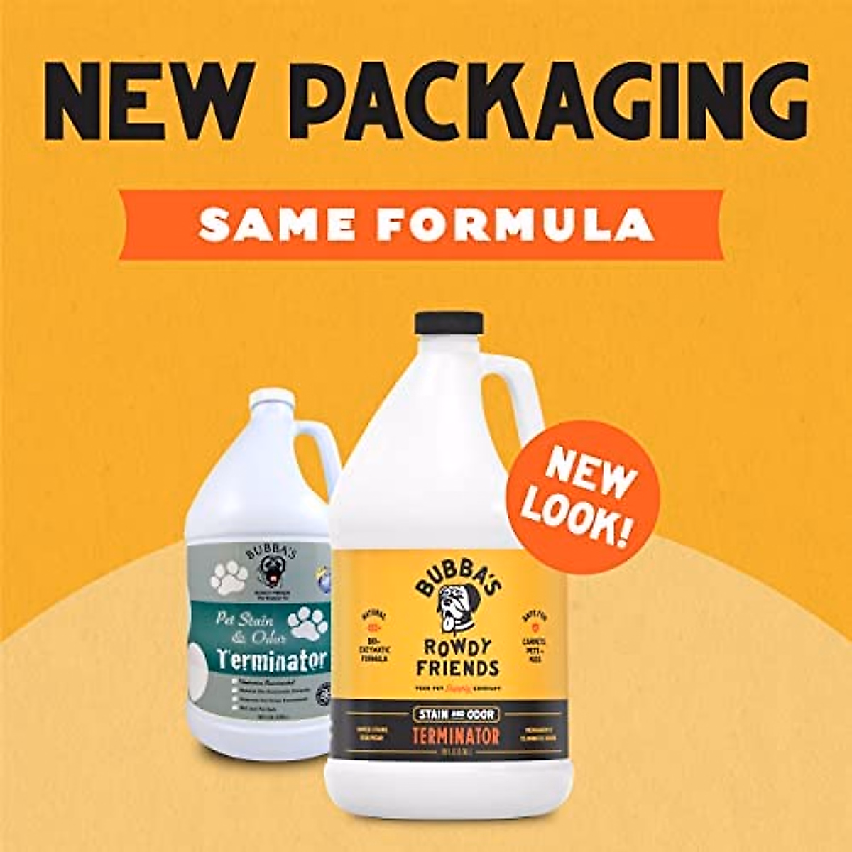 BUBBAS Super Strength Enzyme Cleaner - Pet Odor Eliminator - Carpet Stain Remover - Remove Dog & Cat Urine Odor from Mattress, Sofa, Rug, Laundry, Hardwood Floors and more. Puppy Training Supplies
