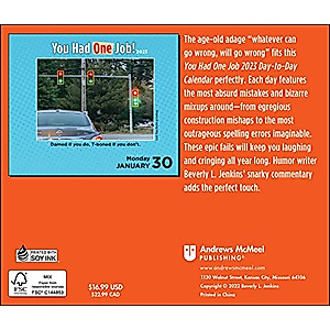 You Had One Job 2023 Day-to-Day Calendar