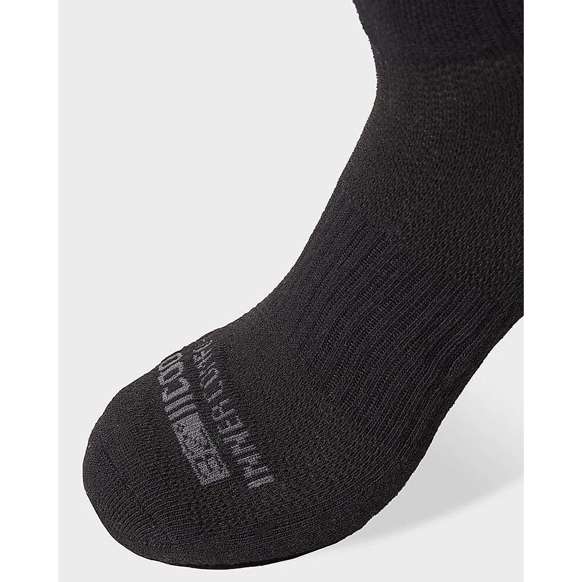 32 DEGREEES Men's 6 Pack Comfort Ankle Socks | Anti-Odor | Cushioned Heel | Arch Support | Active | Casual | Work, Black, Medium