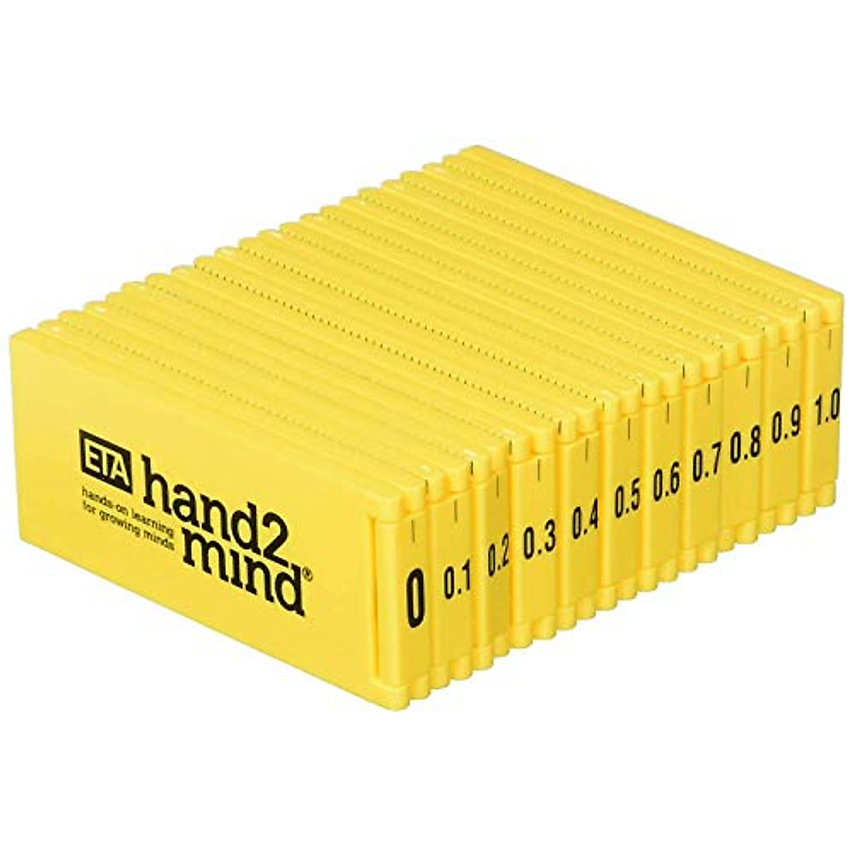 hand2mind Folding Fraction and Decimal Number Line for Classroom, 4th Grade Math Manipulatives, Teacher Supplies, Homeschool Supplies, Fraction Manipulatives, Activity Guide (1 Set of 2)